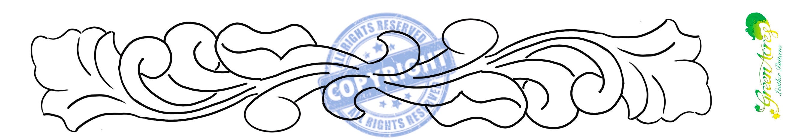 Floral Leather Tooling Pattern - Etsy