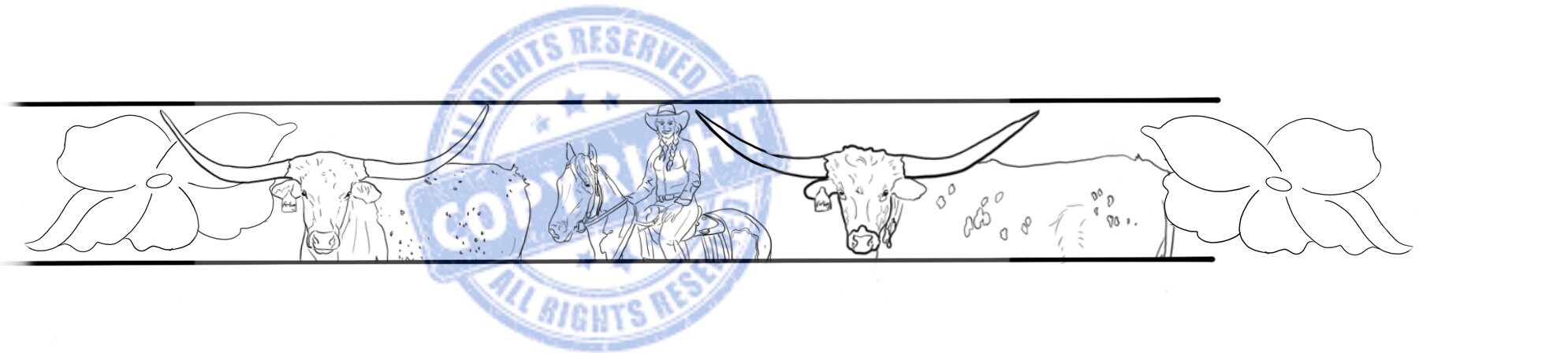 Longhorn Belt Pattern - Etsy