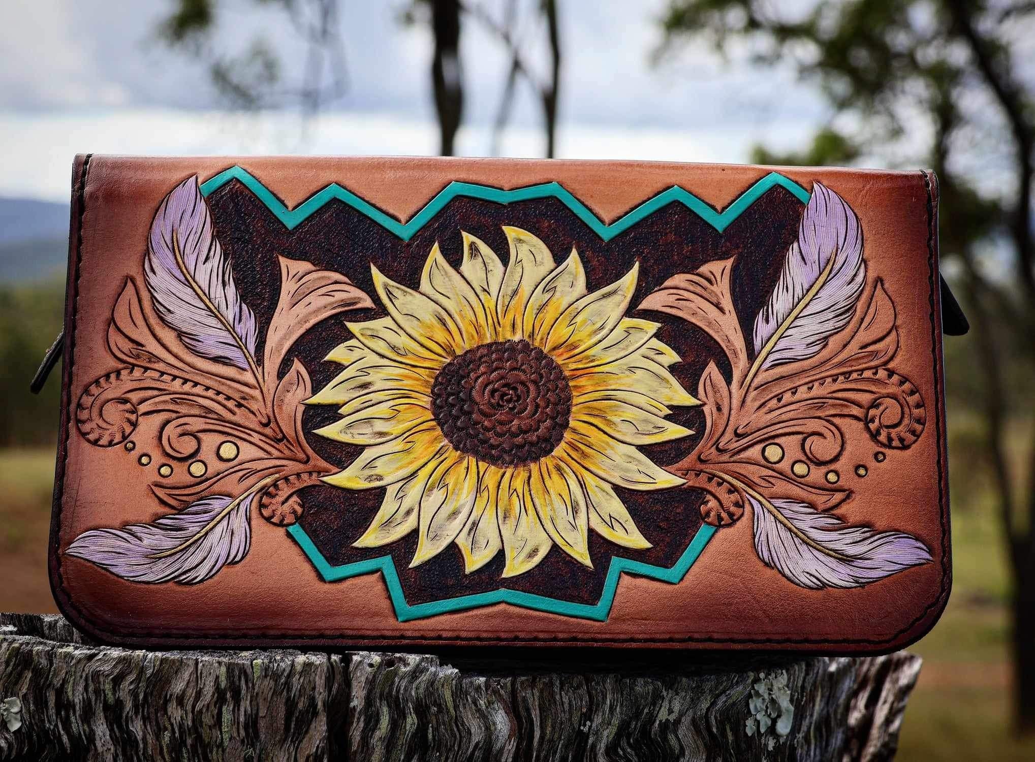 Sunflower Tooling Pattern - Etsy