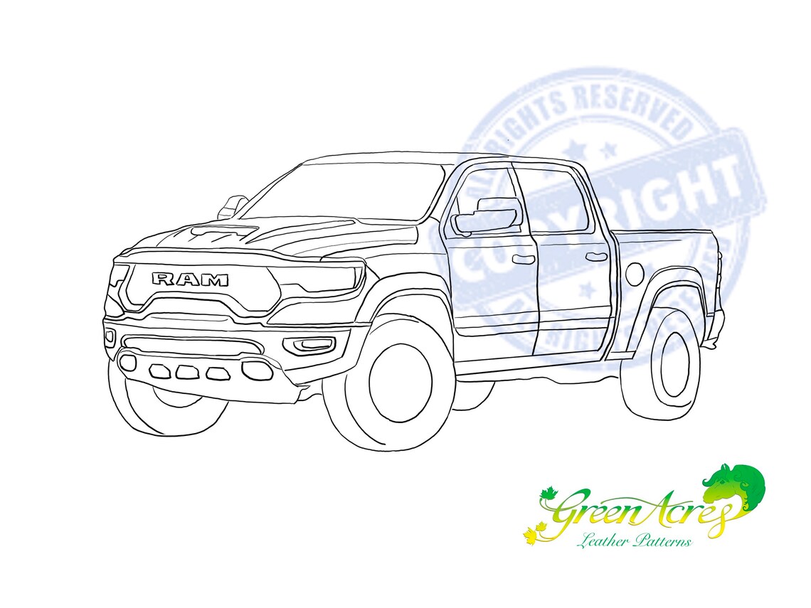 Dodge Ram Pattern - Etsy