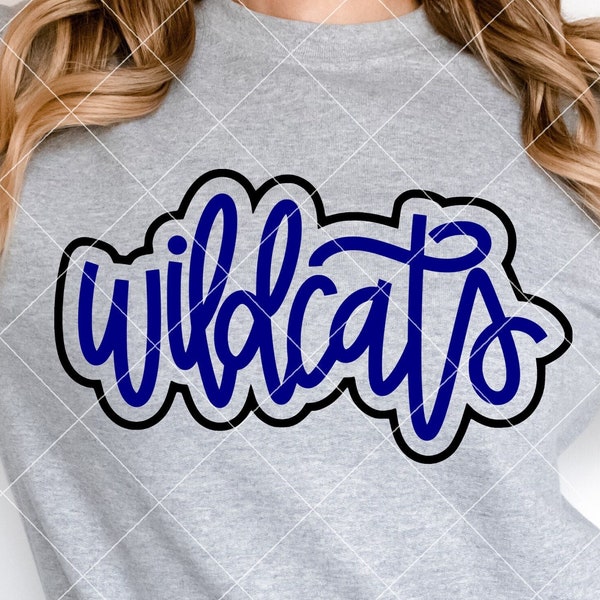 Wildcat Svg - Etsy