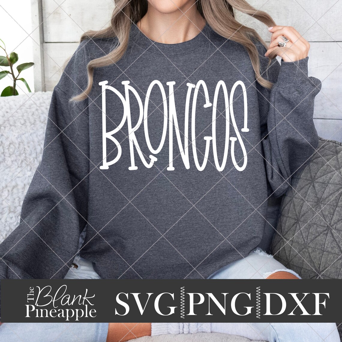 Broncos SVG Cut File, Broncos Mascot SVG, Dxf, and Png Digital Download ...