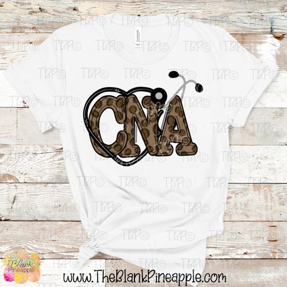 CNA Certified Nursing Assistant Stethoscope Leopard Pattern | Etsy