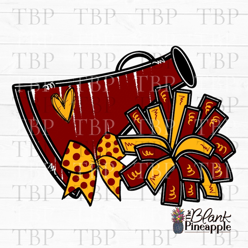 Maroon Cheer Bows - Etsy