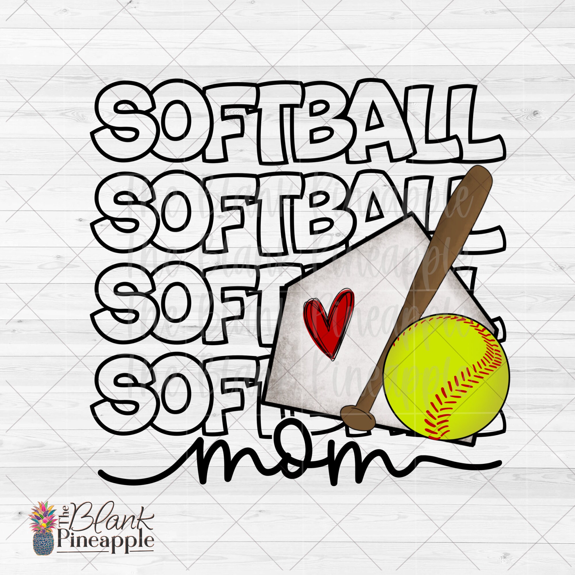 Softball Design Png Softball Mom Outline Home Plate Png Etsy