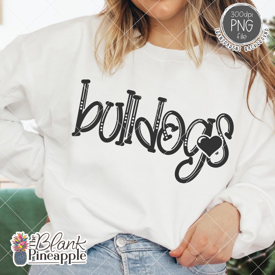 Bulldogs SVG Cut File, Bulldogs Mascot SVG, Dxf, and Png Digital ...