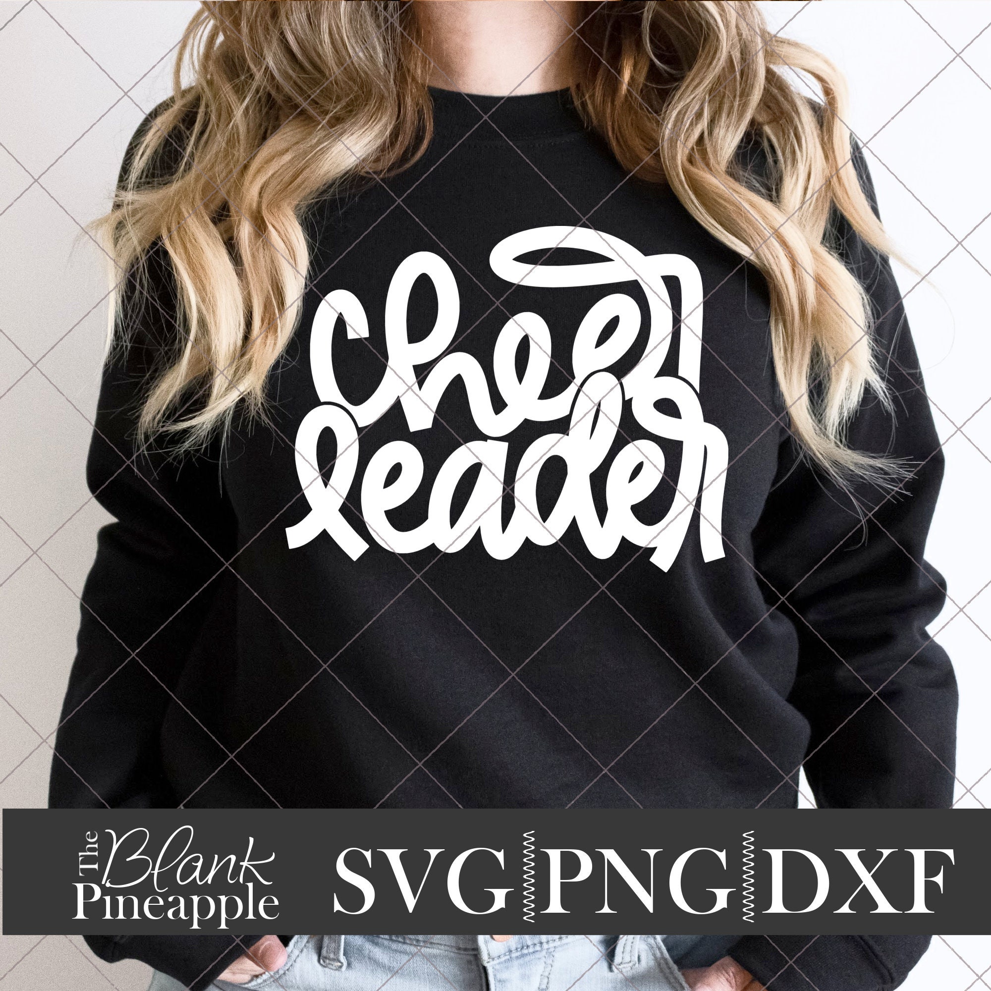 Cheer SVG Cut File, Cheerleader Svg, Dxf, and Png Digital Download ...