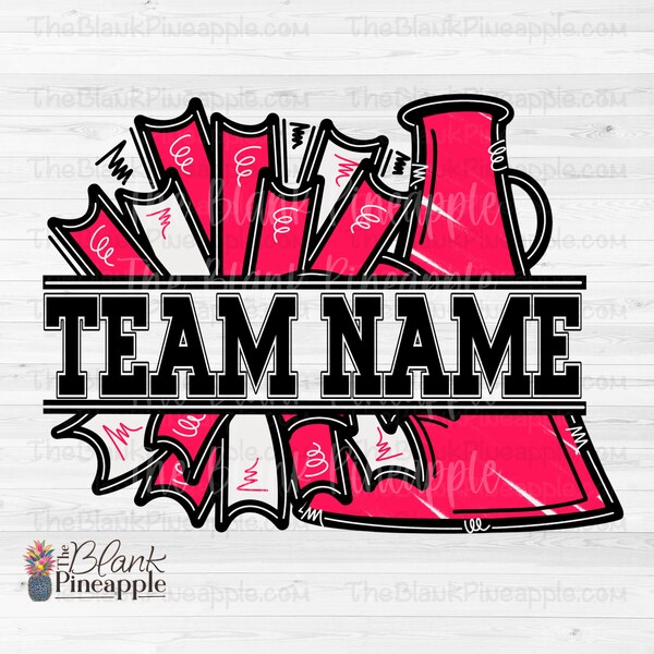 Pink Cheer Png - Etsy