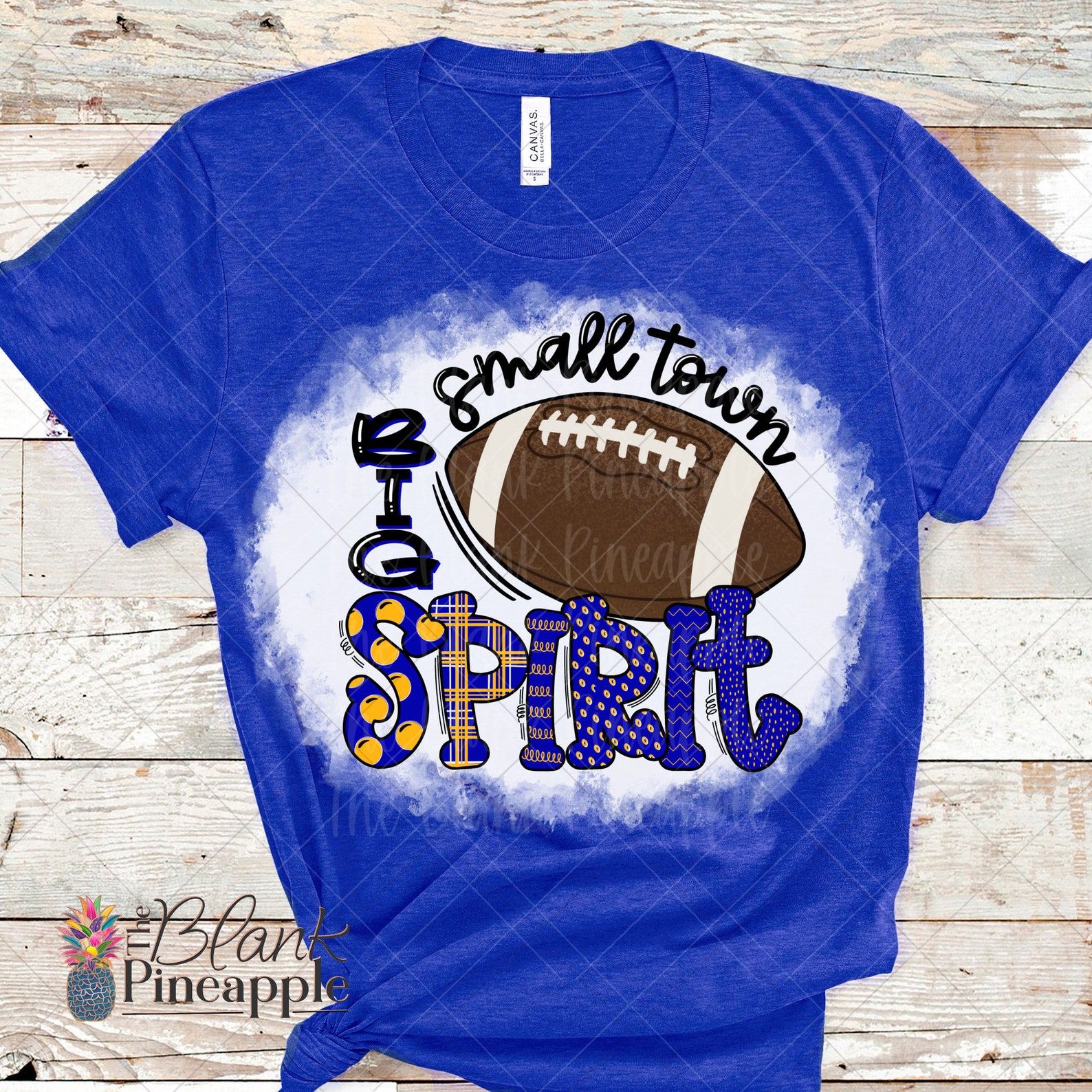 Football Design PNG, Football Small Town Big Spirit in Dark Green and ...
