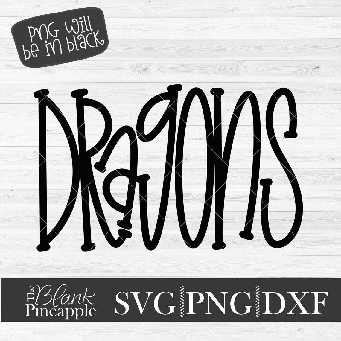 Dragons SVG Cut File, Dragons Mascot SVG, Dxf, and Png Digital Download ...