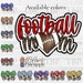 Football Design PNG, Red Football Mom Design, Football Mom PNG ...