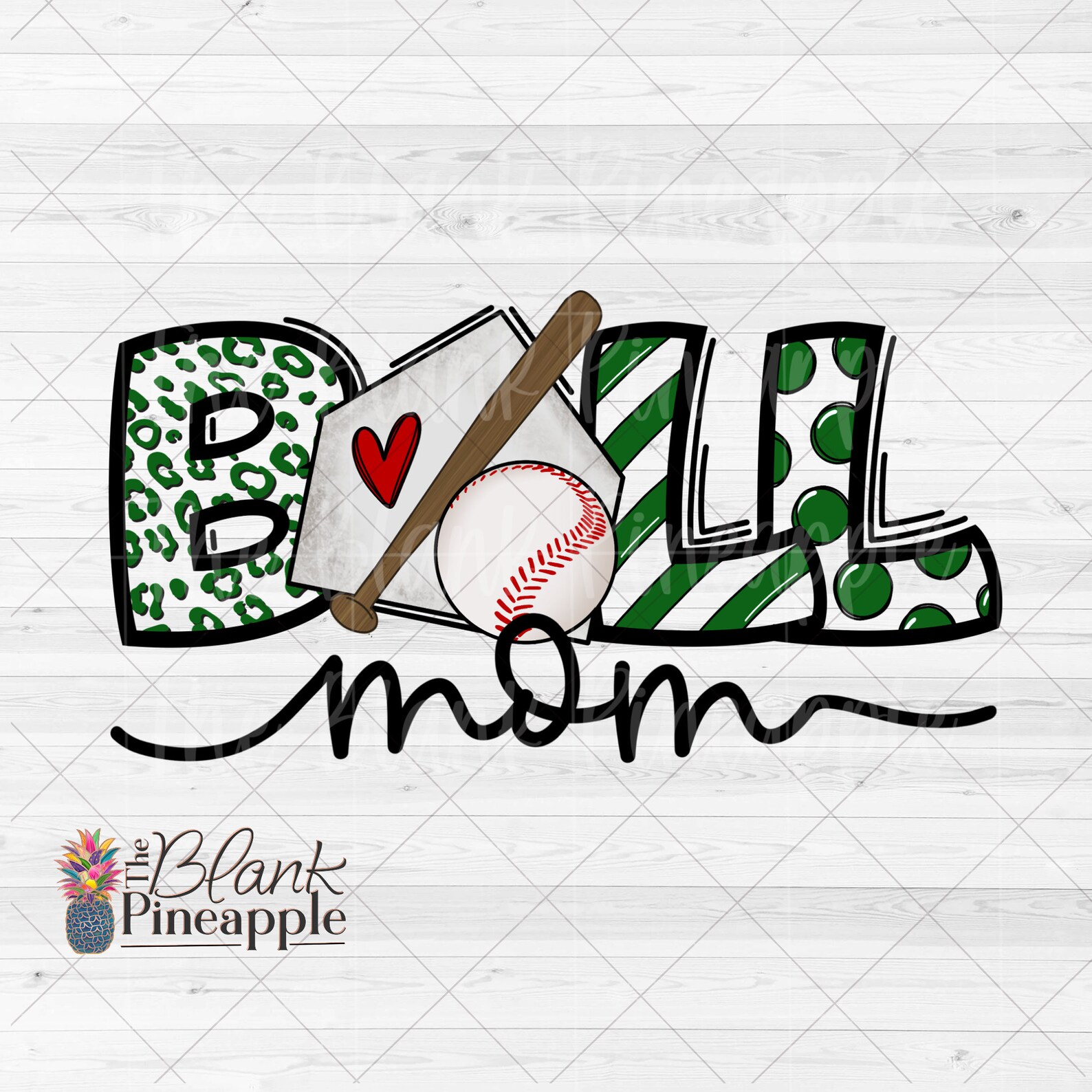Baseball Design PNG Baseball Mom Dark Green With Transparent - Etsy