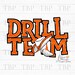 Drill Team Design PNG, Drill Team With Hats and Boots in Orange PNG ...