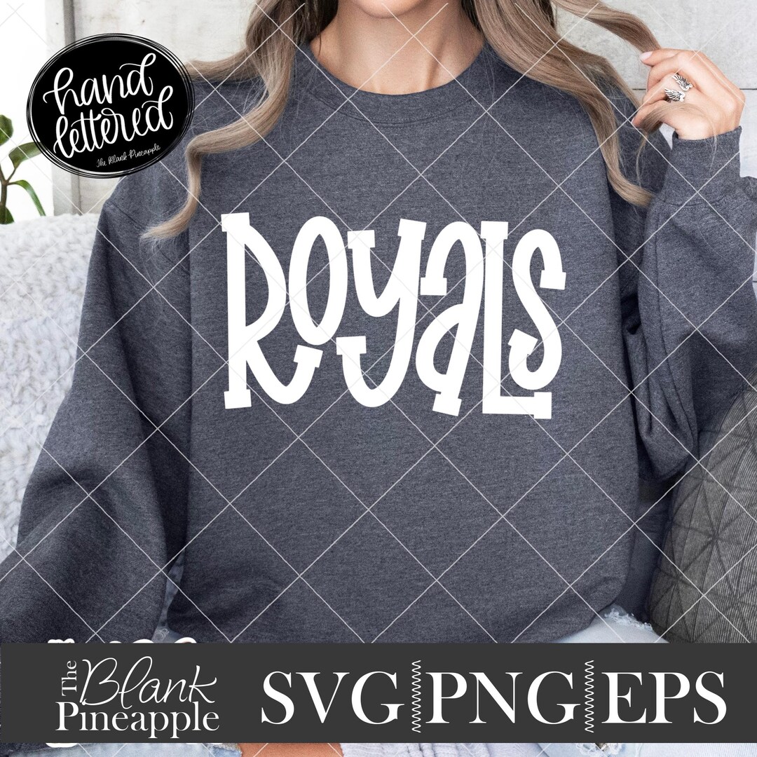 Royals SVG Cut File, Royals Mascot SVG, Eps, and Png Digital Download ...