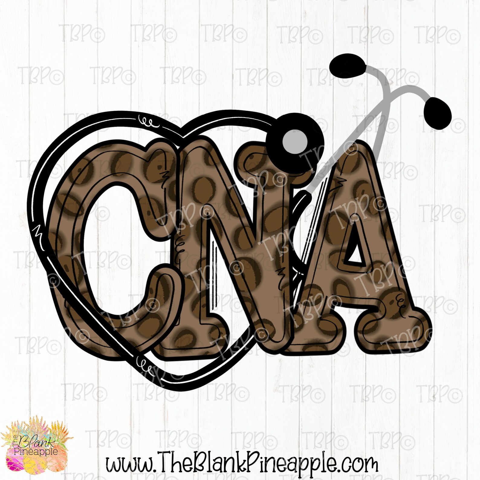 CNA Certified Nursing Assistant Stethoscope Leopard Pattern - Etsy