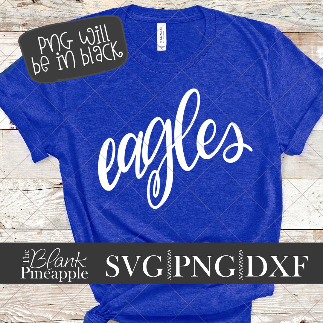 Eagles SVG Cut File, Eagles Mascot SVG, Dxf, and Png Digital Download ...