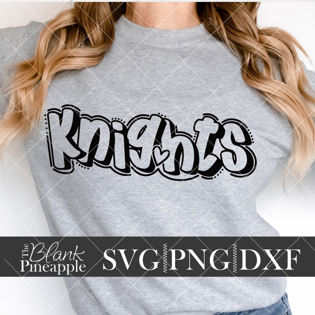 Knights SVG Cut File, Knights Mascot SVG, Dxf, and Png Digital Download ...