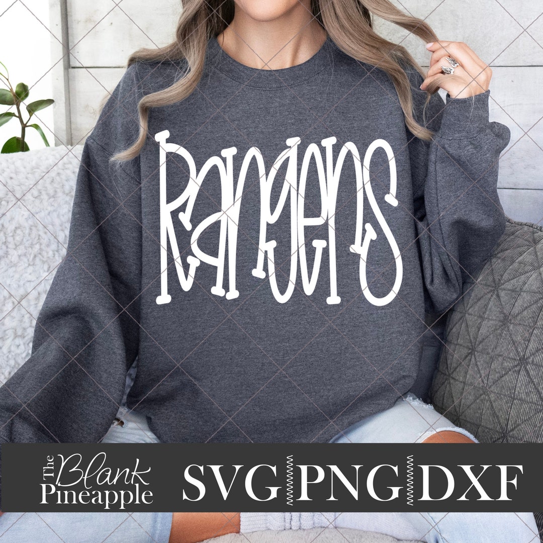 Rangers SVG Cut File, Rangers Mascot SVG, Dxf, and Png Digital Download ...