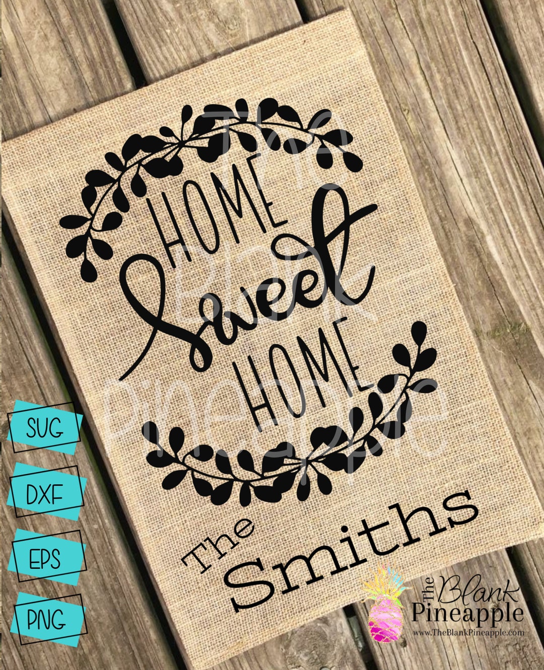 Garden Flag SVG Cut File, Home Sweet Home Cut File Png, Svg, Eps, & Dxf ...