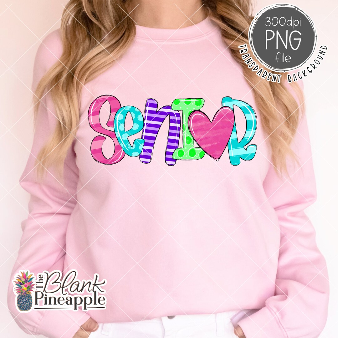 Graduation Senior Sublimation PNG, Senior in Multi-color, Senior ...