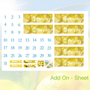 EC Petite Planner Lemonade Lovin Weekly Kit - Etsy