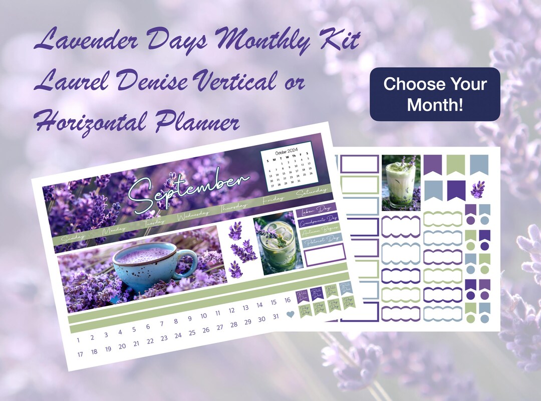 2026 Lavender Days Choose Your Month, Monthly Kit Laurel Denise ...