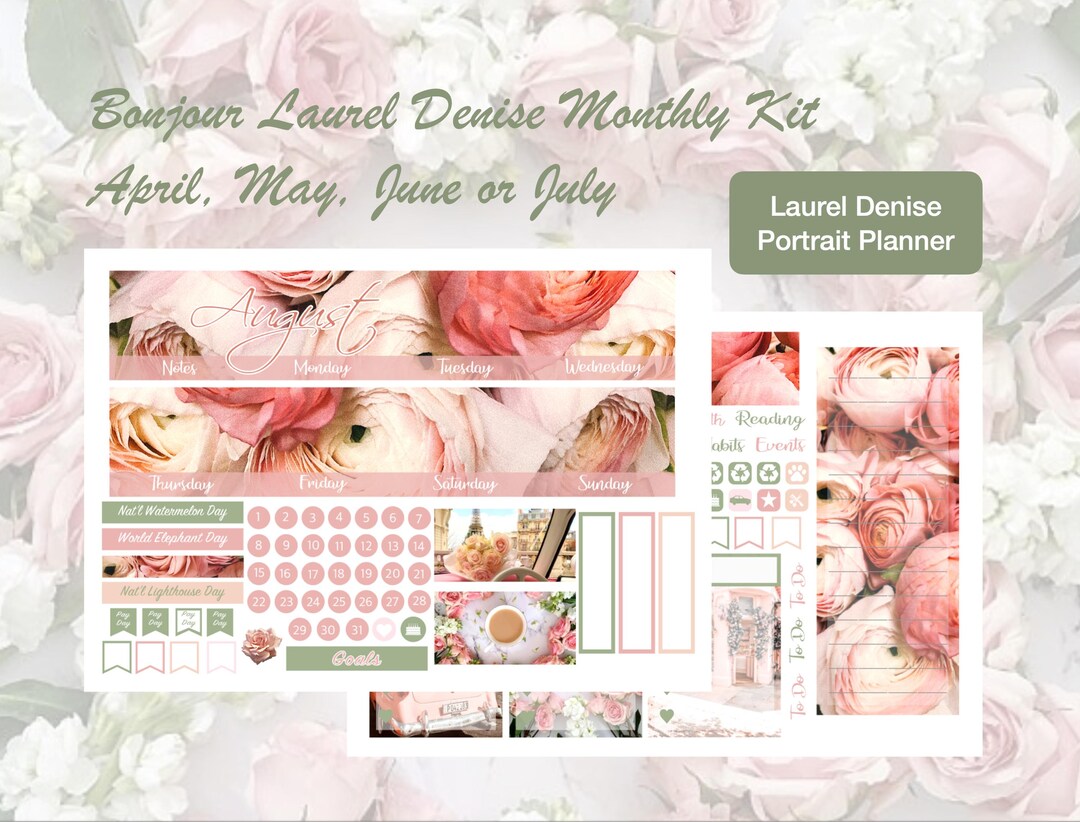 2026 Bonjour Monthly February, March, April, May, June or July Kit ...