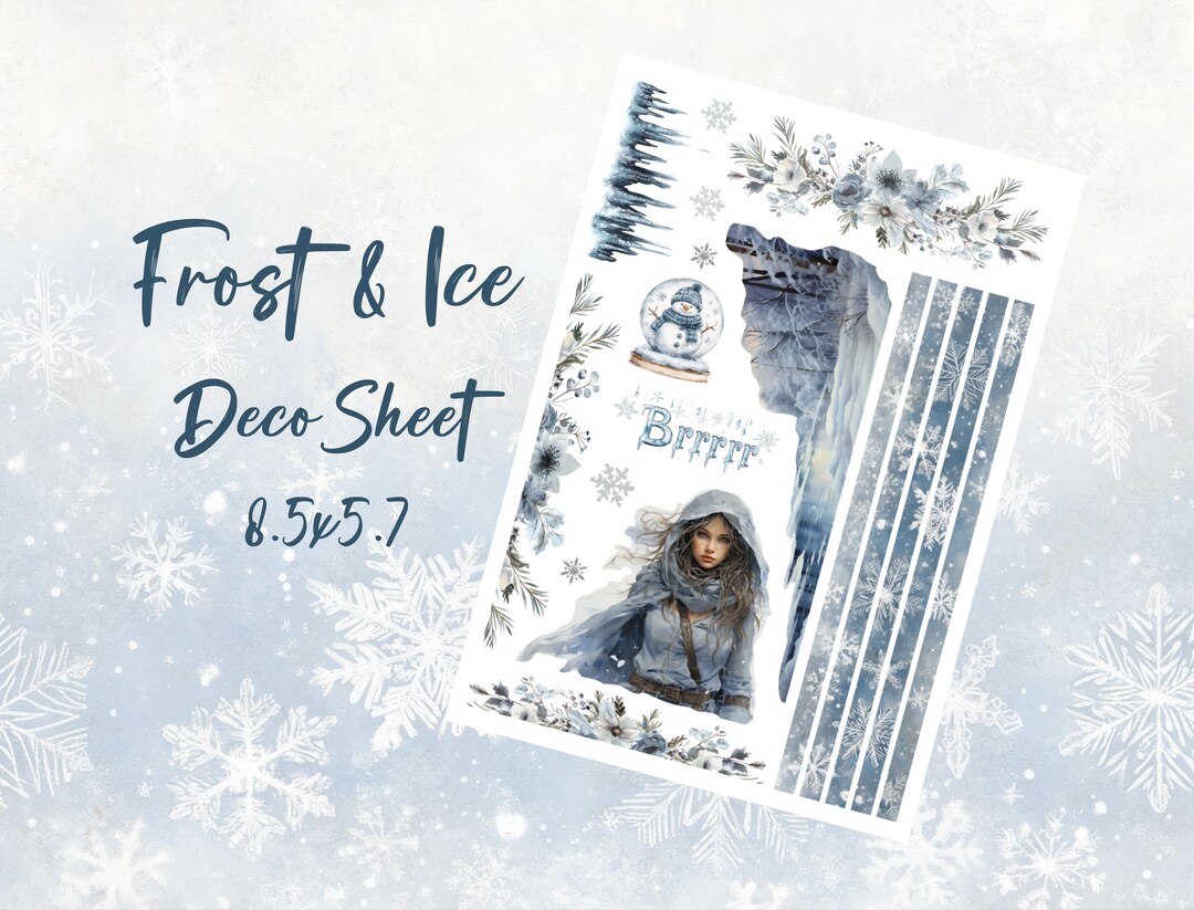 2026 NEW!! Frost & Ice Deco Sheet - Etsy