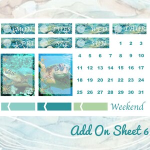 Sea Turtle Serenity Photograph Weekly Kit - Etsy