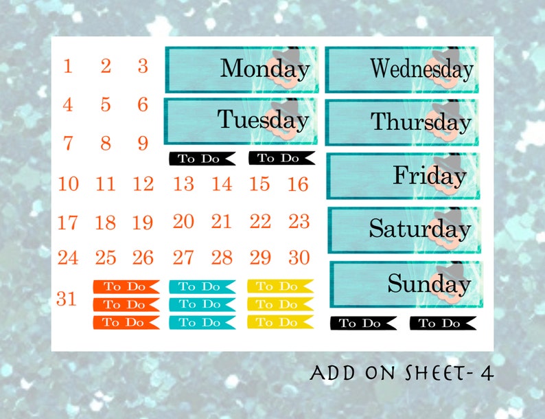 EC Petite Planner Candy Corn Weekly Kit | Etsy