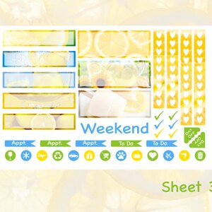 EC Petite Planner Lemonade Lovin Weekly Kit - Etsy