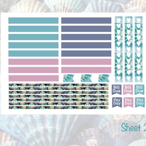 Seashell EC Petite Planner Weekly Kit - Etsy