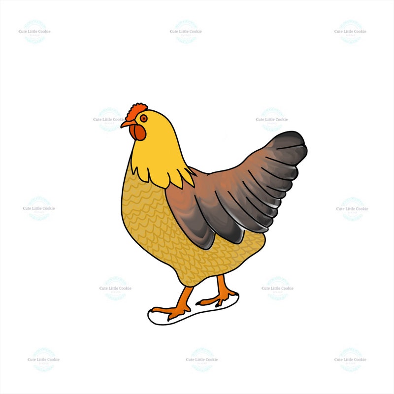 Chicken Cookie - Etsy