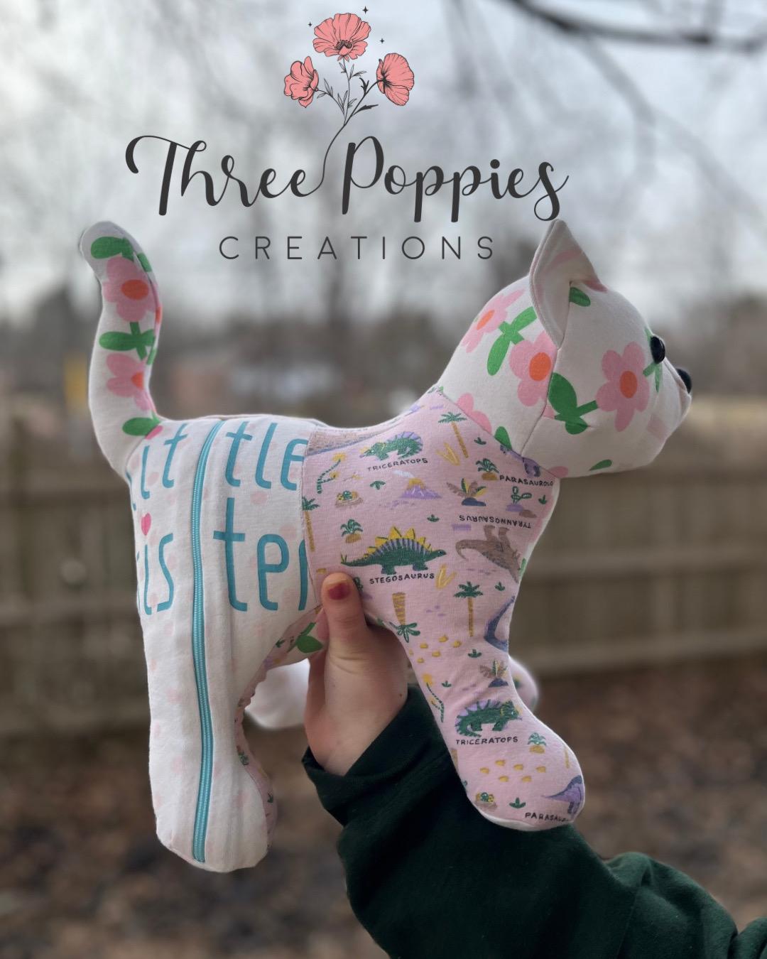 Memory Cat Keepsake: Custom Stuffed Animal From Loved One's Clothing - Etsy
