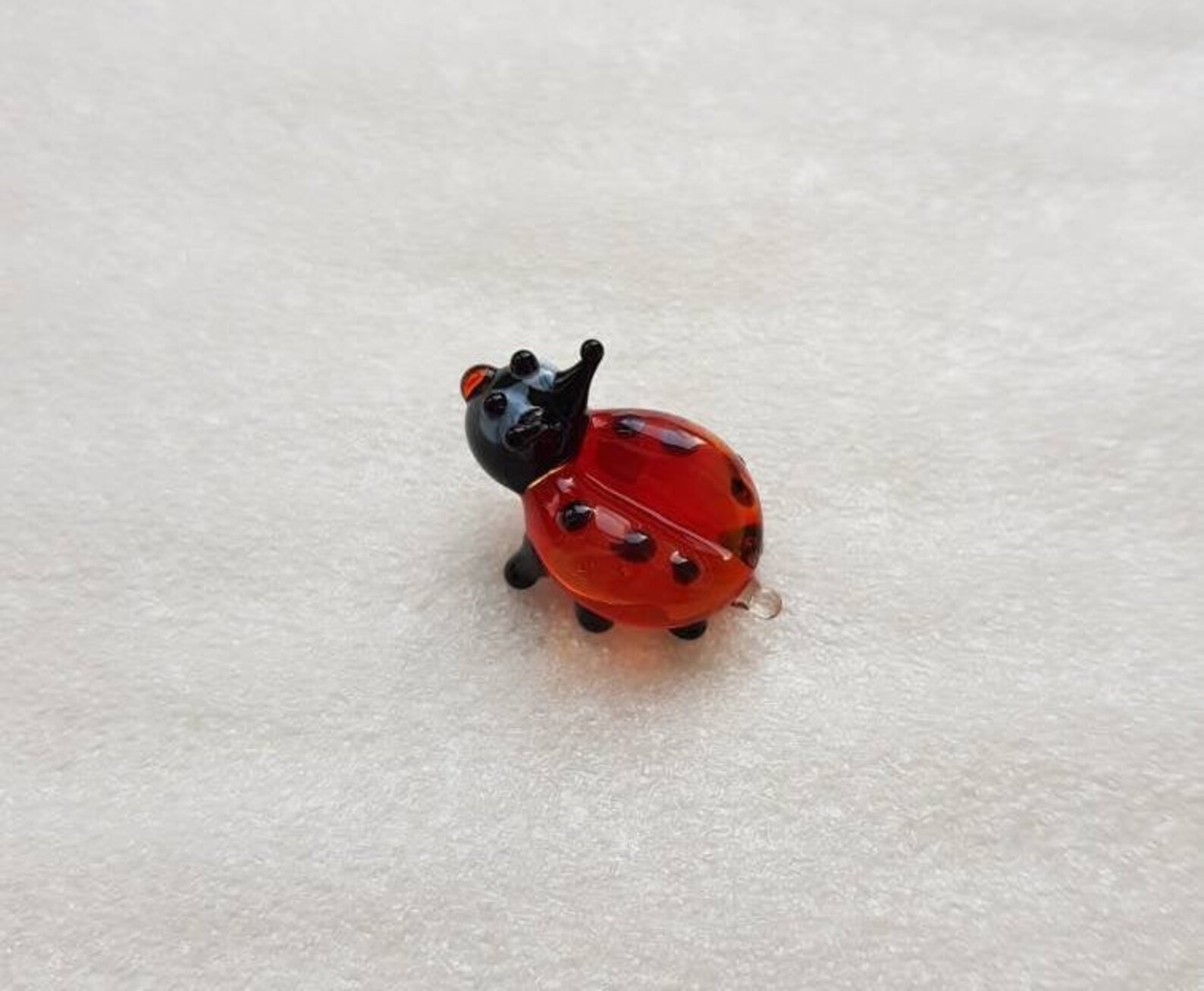 Mini Ladybug Miniscule Glass Insects Murano Glass Ladybug | Etsy