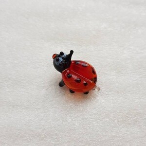 Mini Ladybug, Miniscule Glass Insects, Murano Glass Ladybug ...