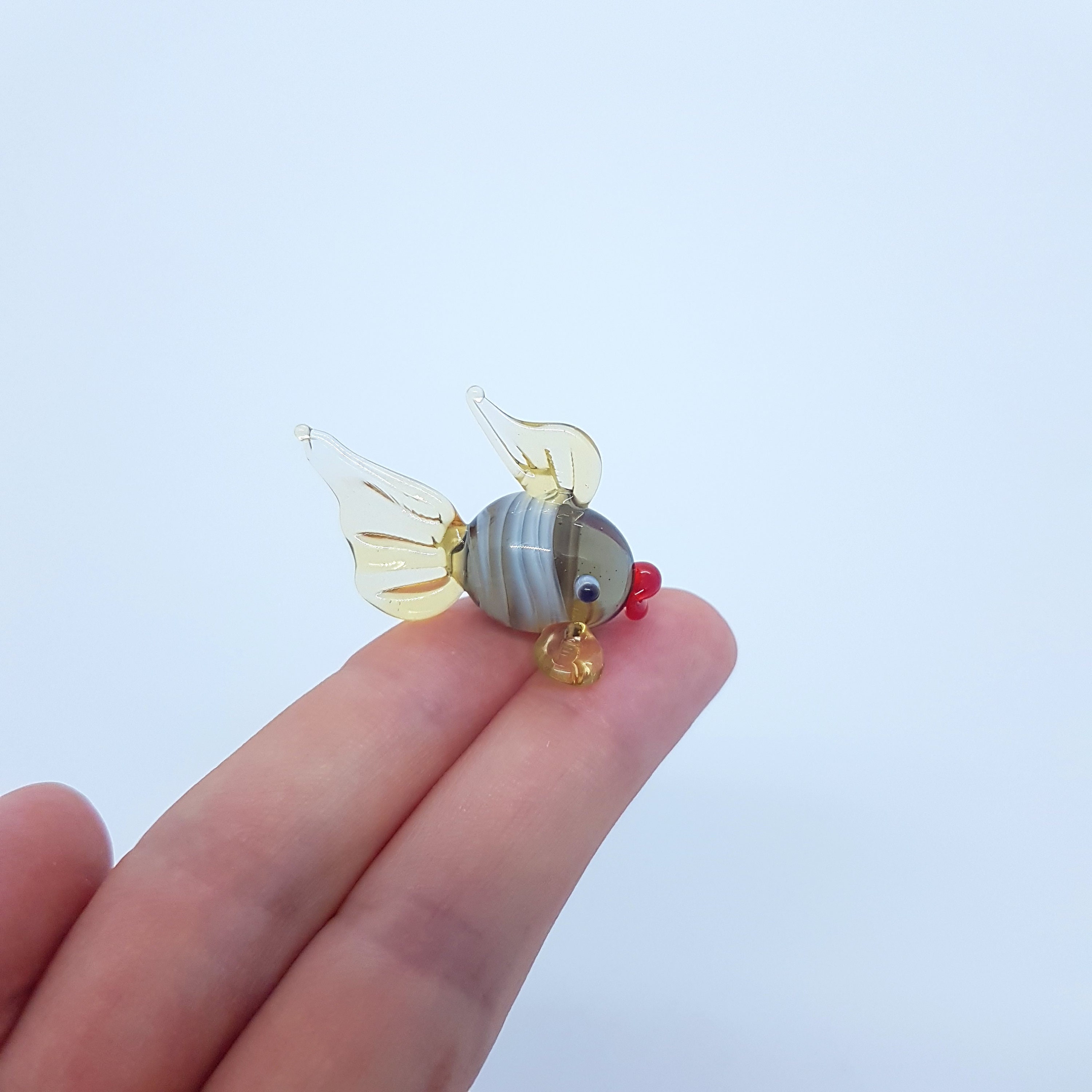 Mini Crystal Glass Fishes Colorful Glass Fishes Murano Glass - Etsy