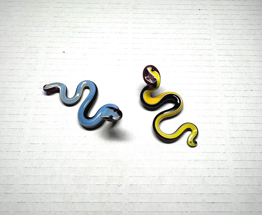Miniature Murano Glass Cobra Snake, Dollhouse Figurine - Etsy