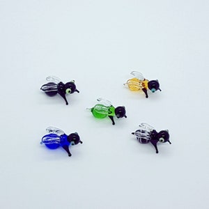 Miniature Glass Figurines, Glass Fly, Murano Glass Fly, Collectible ...