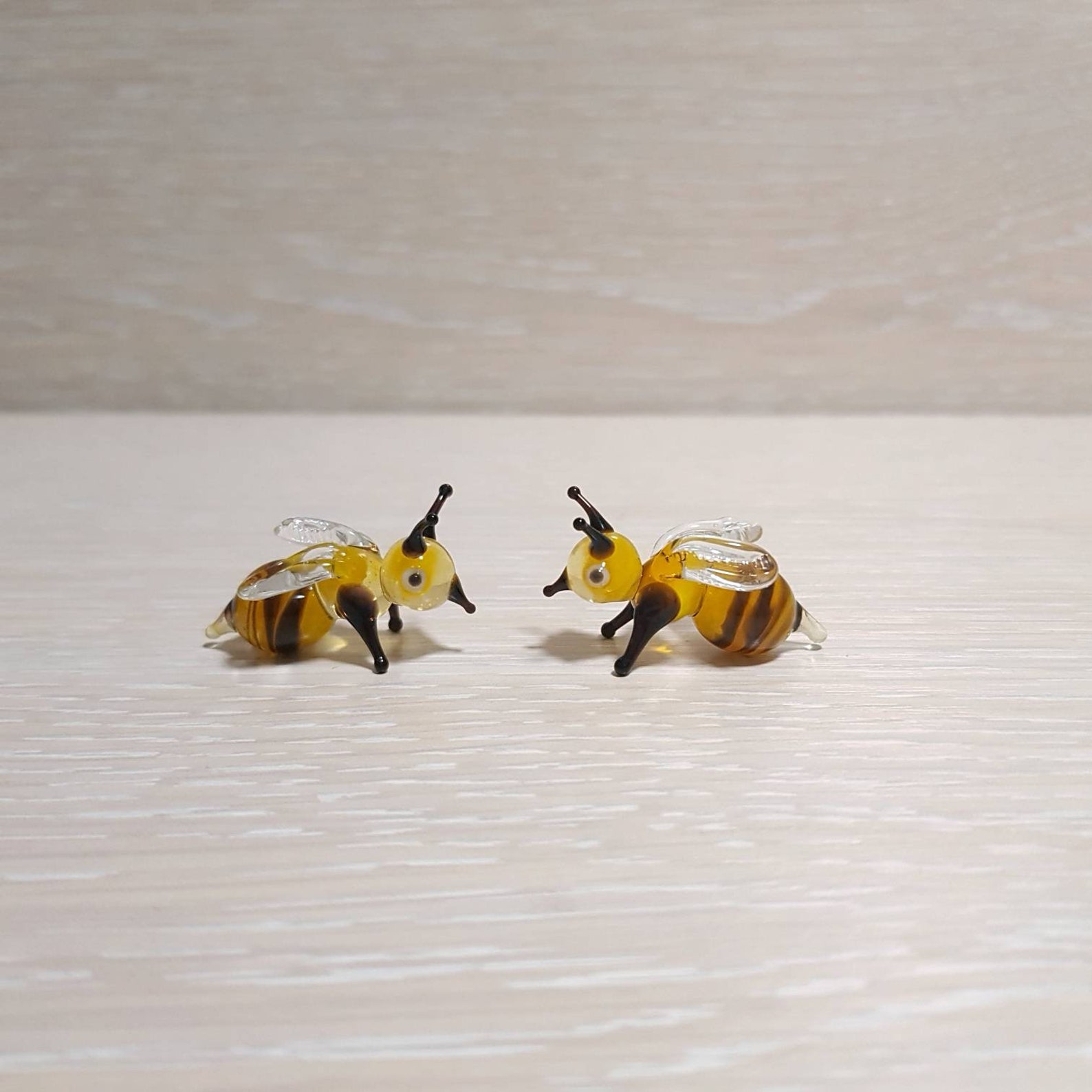 Glass Honey Bee Mini Glass Insects Murano Glass Honey Bee | Etsy