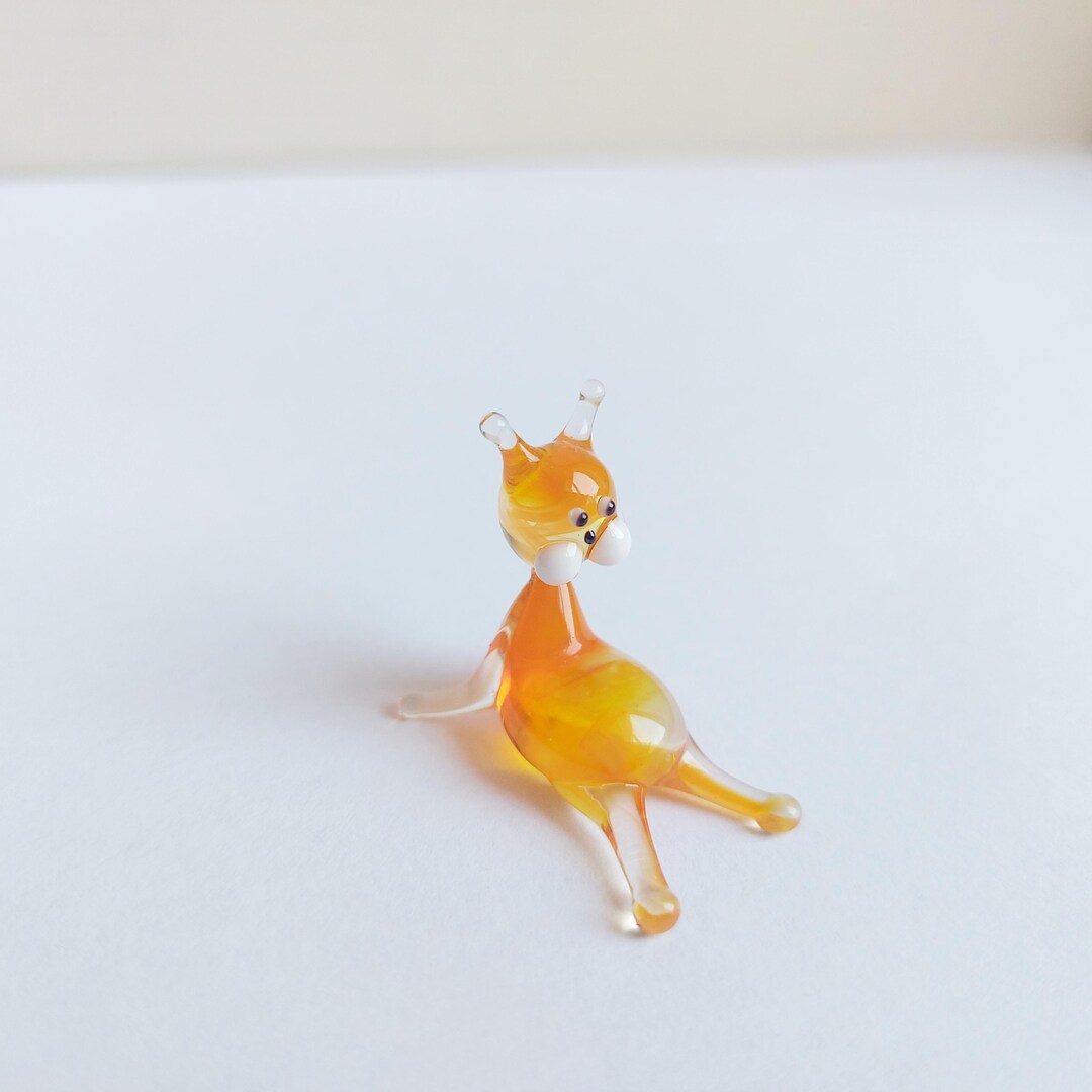 Miniature Glass Cat, Murano Glass Cat, Collectible Glass Kitten, Doll ...