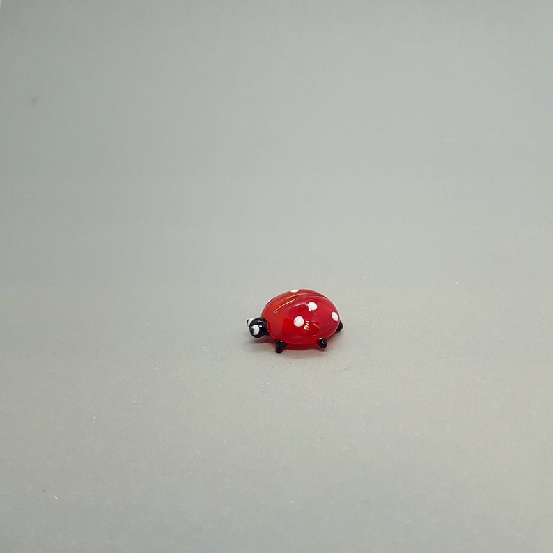 Glass Ladybug Miniscule Glass Insects Murano Glass Ladybug - Etsy