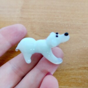 Miniature Glass Figurines, Miniscule Glass Animals, Murano Glass Polar ...