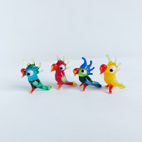 Miniature Glass Figurines Miniscule Glass Animals Murano - Etsy