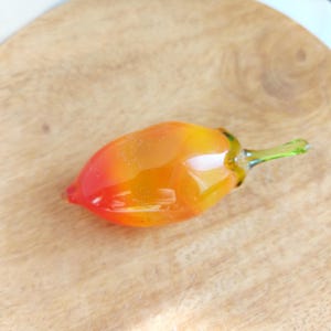 Glass Tomato Figurine, Glass Tomato for Kitchen Decoration, Hand Blown ...