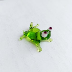 Miniature Glass Figurines, Miniscule Glass Animals, Murano Glass Frog ...