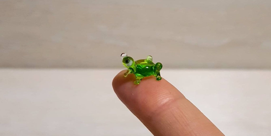 Micro Glass Figurines Micro Glass Animals Tiny Murano Glass | Etsy