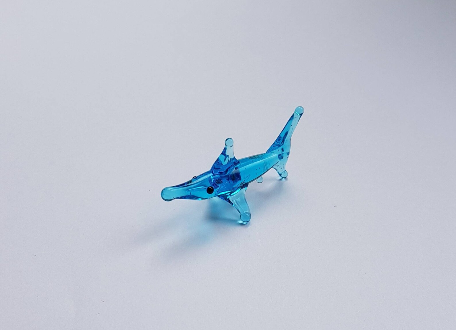 Miniature Glass Figurines Tiny Glass Shark Murano Glass | Etsy