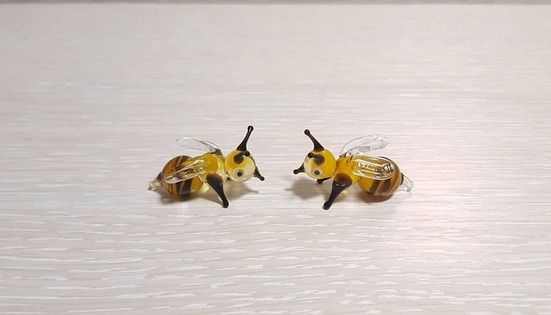 Glass Honey Bee Mini Glass Insects Murano Glass Honey Bee | Etsy
