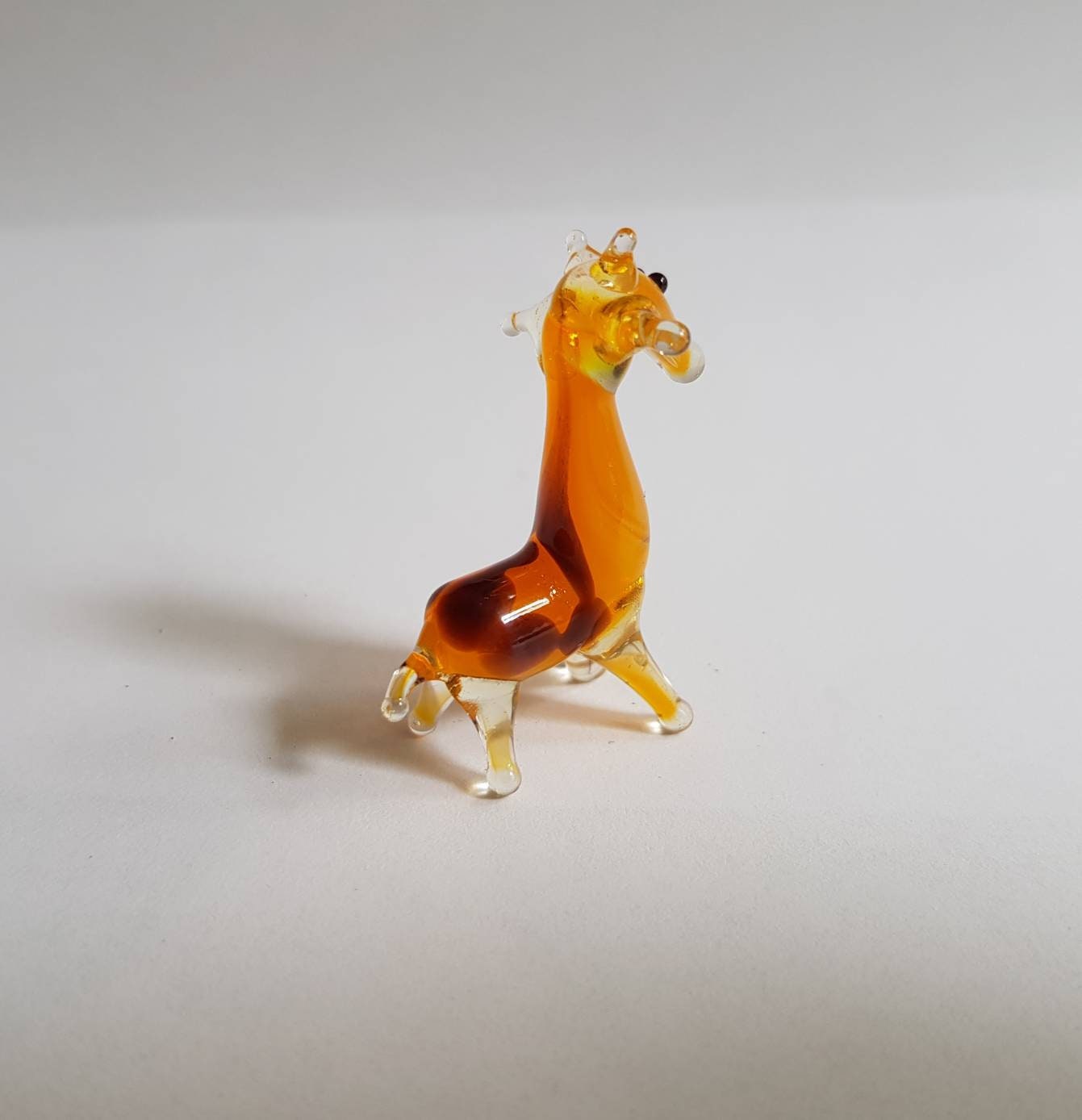 Miniature Glass Figurines Miniature Glass Giraffe Murano | Etsy